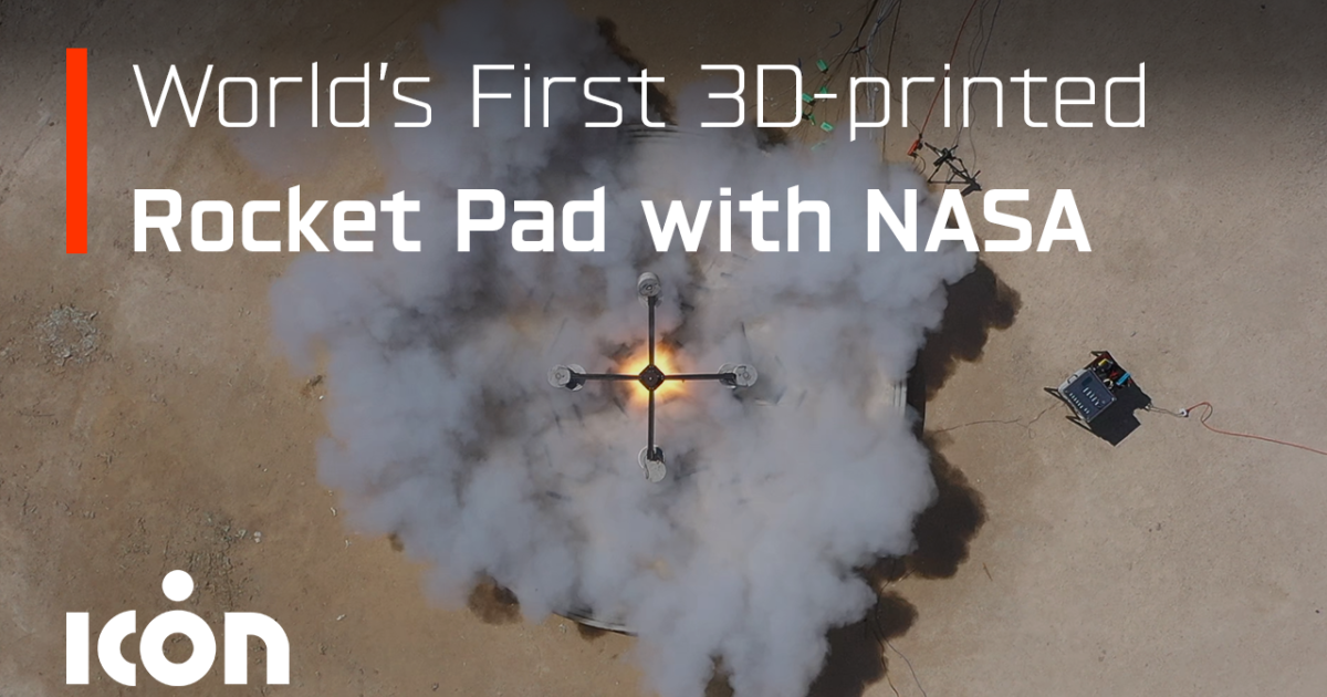 World's First 3D-printed Rocket Pad | Artemis Generation… – ICON